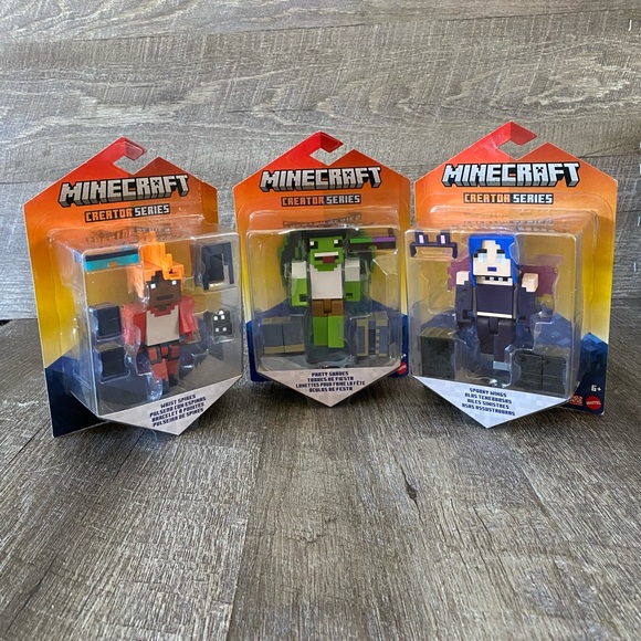 Mattel | Toys | Minecraft Creator Series Toy Bundle Party Shades Wrist ...